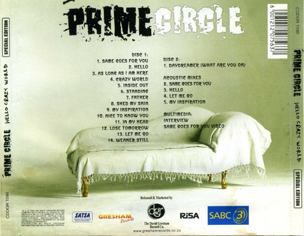 Prime Circle - Hello Crazy World Special Edition 2xCD – YourMusicFix